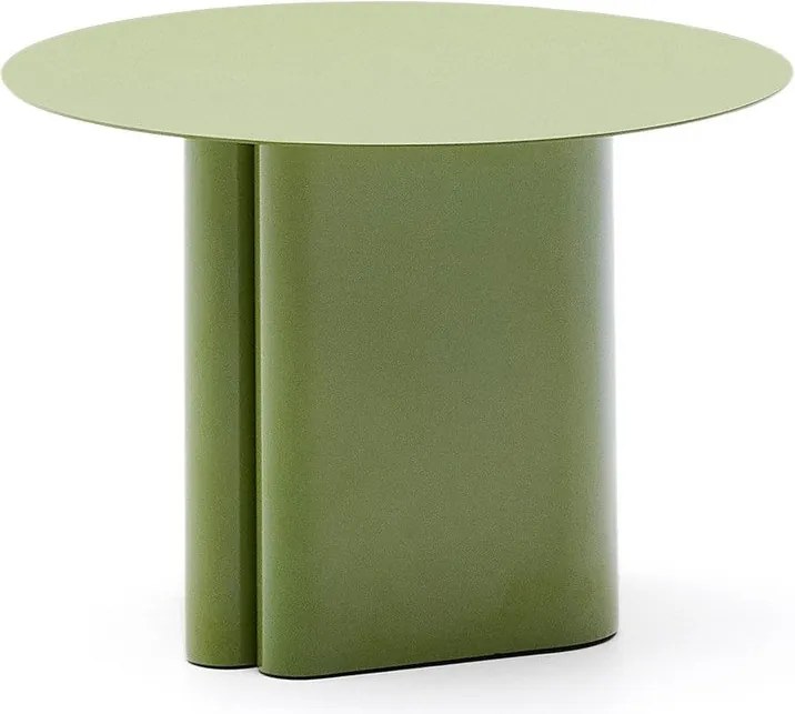 Kovový kulatý odkládací stolek ø 55 cm Arvin – Kave Home