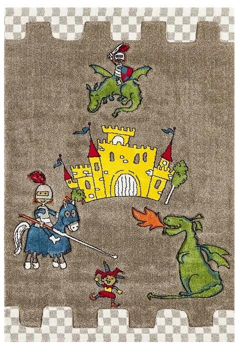 Festival koberce dětský kusový koberec MOMO K11563-05 rytíř s drakem