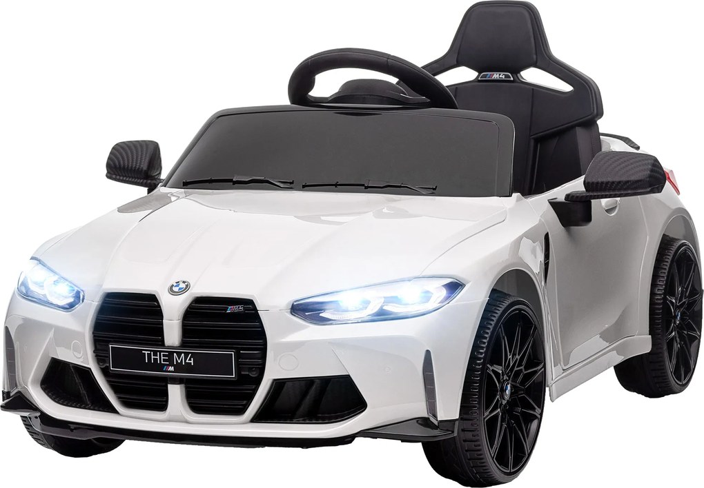 AIYAPLAY Dětské elektrické auto 12V s dálkovým ovládáním 2,4G, odpružením, pomalým rozjezdem, elektrické vozidlo s MP3, USB, LED světly, klaksonem, 3-