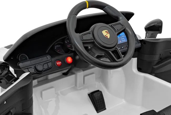 Elektrické autíčko Porsche Spyder RS ​​718 bílé