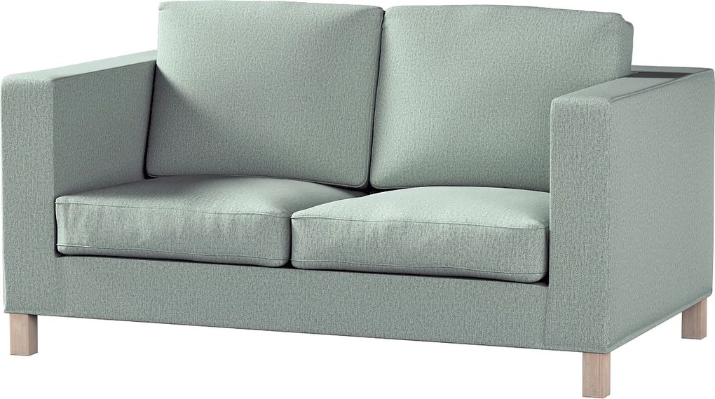 Potah na pohovku IKEA Karlanda 2-místná, krátký barva zelená látka pletený vzor