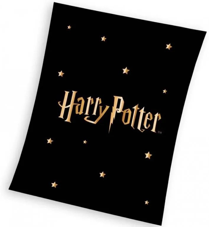 Deka carbotex harry potter gold stars 130x170 cm