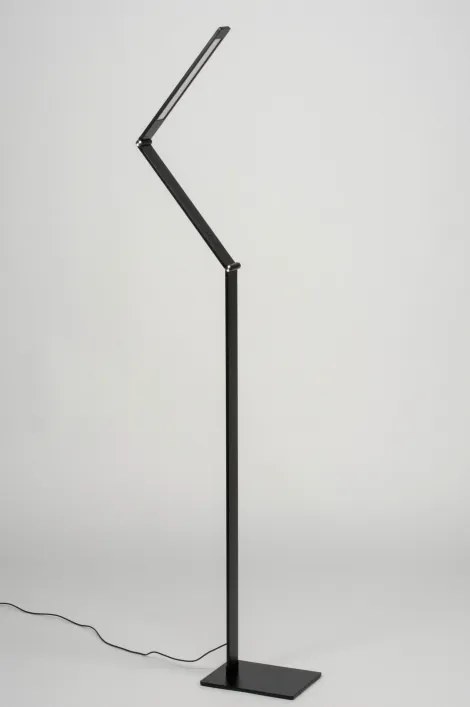 Stojací designová LED lampa se stmívačem D-Tech Black