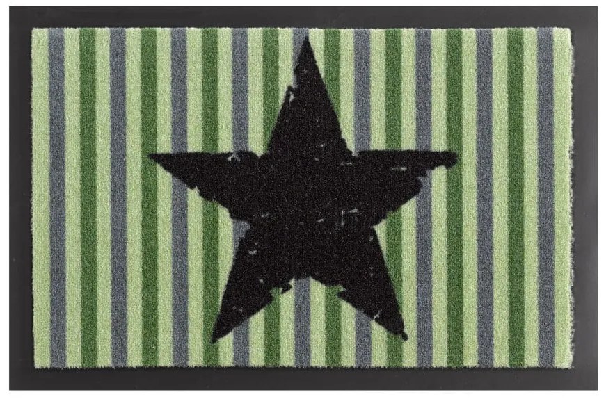 Rohožka Hanse Home STar Stripes Green, 40 x 60 cm