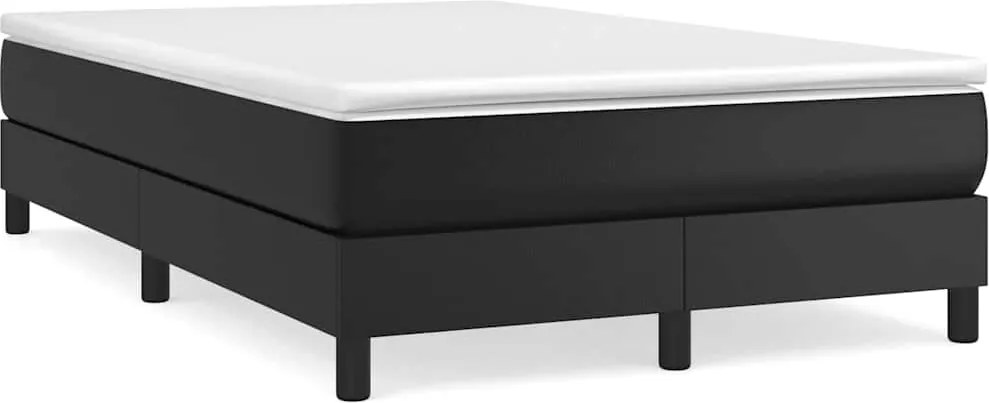 Rám postele s boxspringem černý 120 x 200 cm umělá kůže 3120688