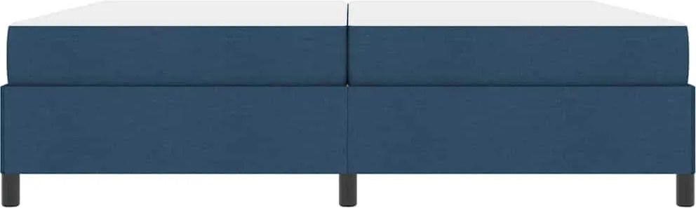 Postel s boxspringem Modrá 200 x 200 cm textil 3398891