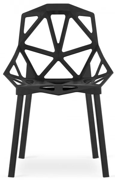 Set dvou židlí ESSEN černé (2ks)