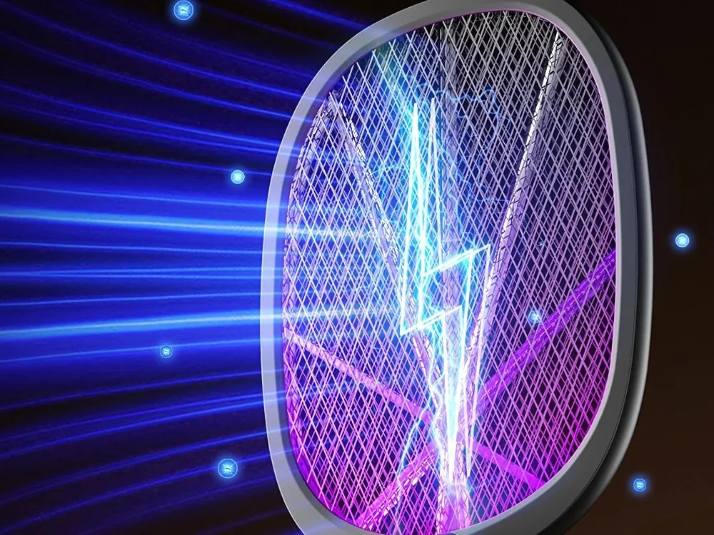Verk Group Elektrická plácačka na mouchy a komáry uv insekticidní lampa se stojanem