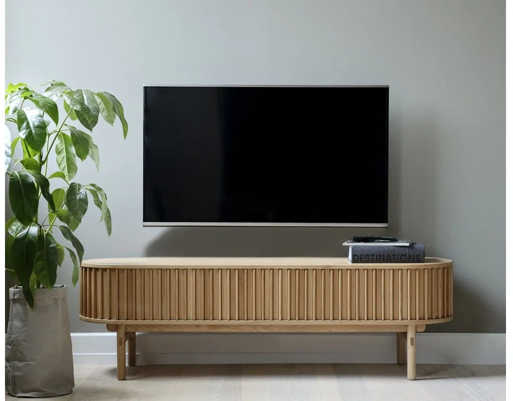 Designový TV stolek Wally 160 cm přírodní dub