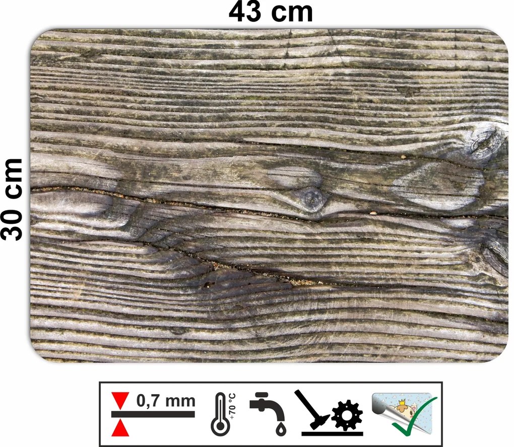 PokojovaDekorace.cz, Prostírání - 104, Imitace dřeva, 43x30cm