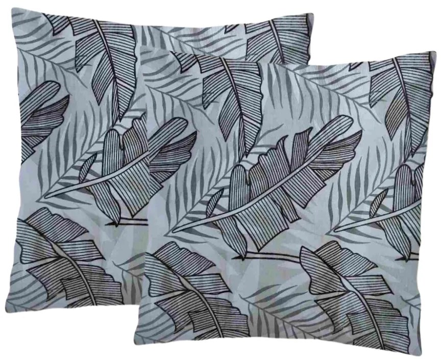 Povlak na polštář bavlněná 40x40cm Elegante šedé TiaHome 2ks