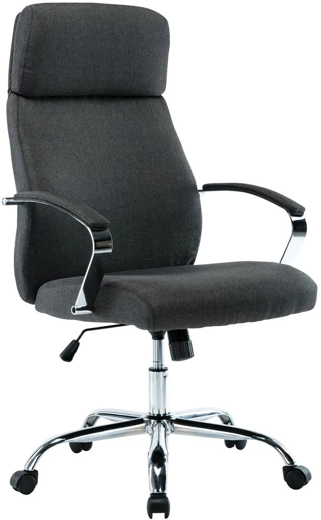 Kancelářská židle Caistor - látkový potah | tmavě šedá