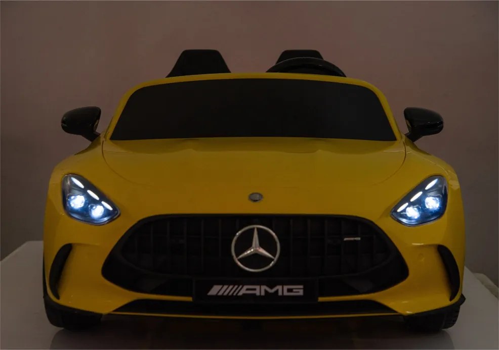 LEAN CARS Elektrické autíčko Mercedes GT63 AMG DK-GT63 24V LCD žluté