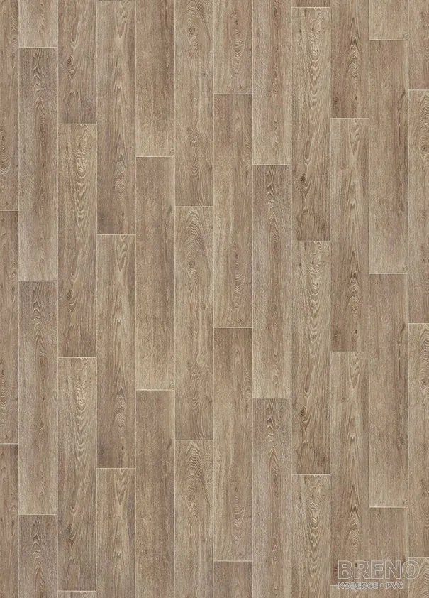 Breno PVC MAXIMA EKO Chapel Oak 044 - světlé dřevo, šíře 400 cm