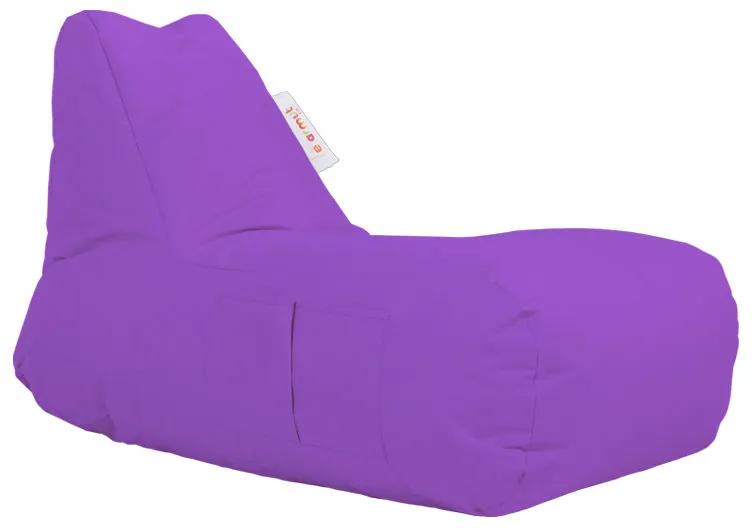 Atelier del Sofa Zahradní sedací vak Trendy Comfort Bed Pouf - Purple, Purpurová