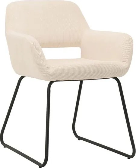 Designová jídelní židle Derrick béžový manšestr