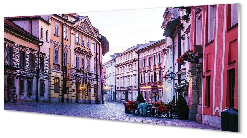 akrylový obraz Krakow Old Town 120x60 cm