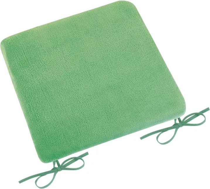 Bellatex Sedák hladký Korall micro Zelená 40x40 cm