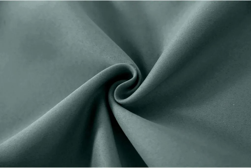 Tyrkysový závěs OXFORD 140x250 cm Zavěšení: Kovové kroužky