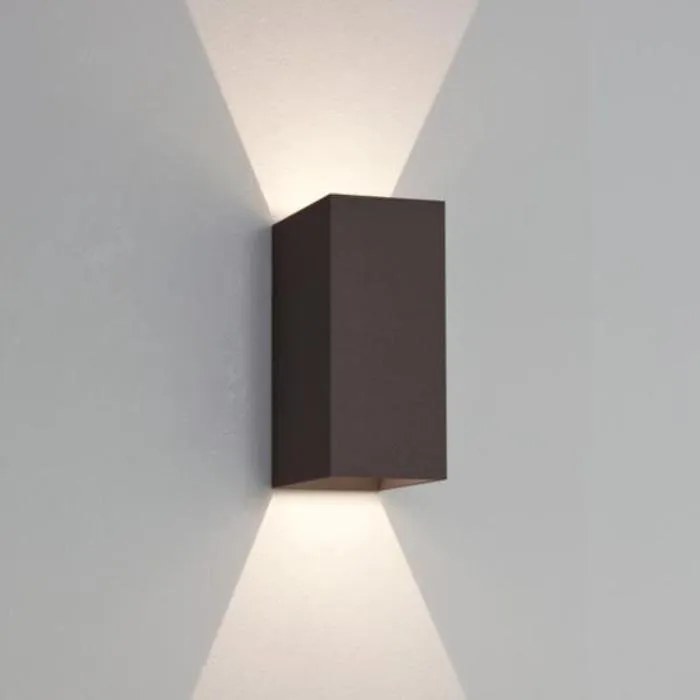 AST 1298002 OSLO 160 nástěnná černá 230V/700mA LED 2x3W IP65 3000K (starý kód: AST 7061) - ASTRO Lighting