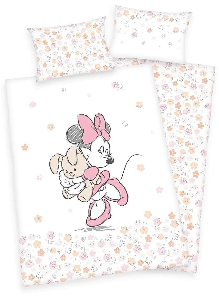 Herding Povlečení pro miminka Minnie Mouse 100x135/40x60 cm
