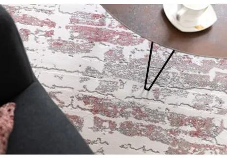 koberec AKRYL DIZAYN 125/5057 růžový velikost 100x300 cm | krásné koberce cz