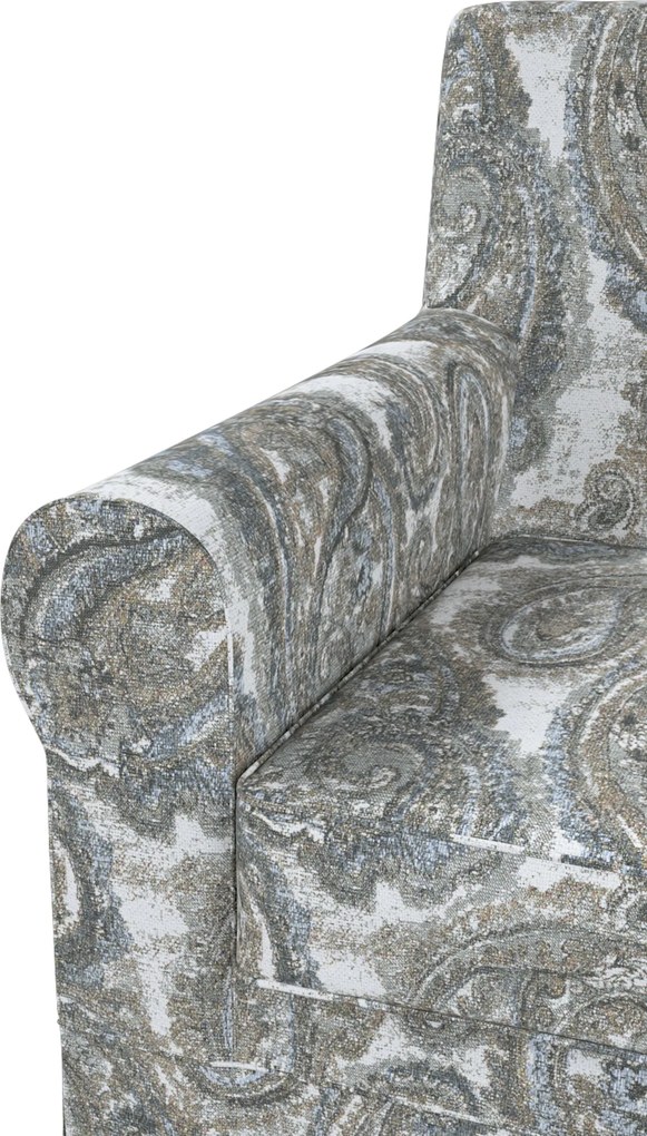 Potah na křeslo IKEA Ektorp Jennylund barva vícebarevná látka pletený vzor, vzorované