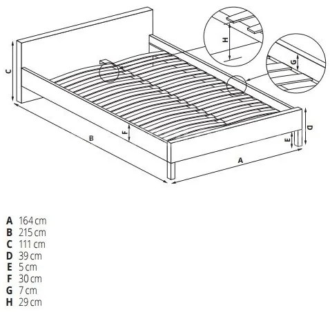 MANŽELSKÁ POSTEL EVORA
