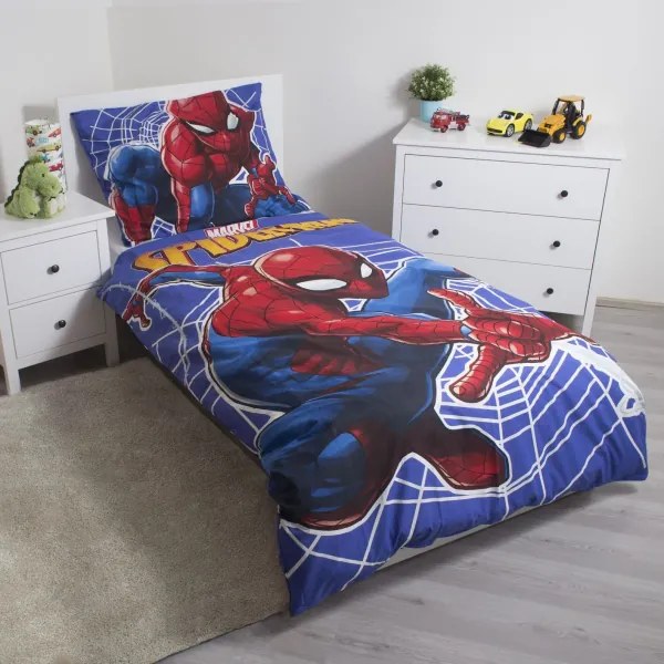 Jerry Fabrics Povlečení Spiderman svítící efekt 140x200, 70x90 cm