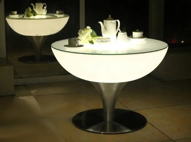 Svítící nábytek bistro stůl LIGHT 55 - SLEVA