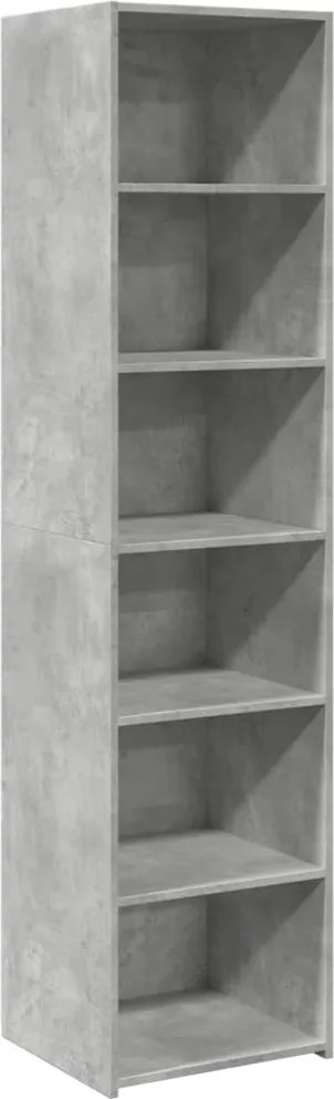 Skříň highboard betonově šedá 45 x 41 x 185 cm kompozitní dřevo 3281676