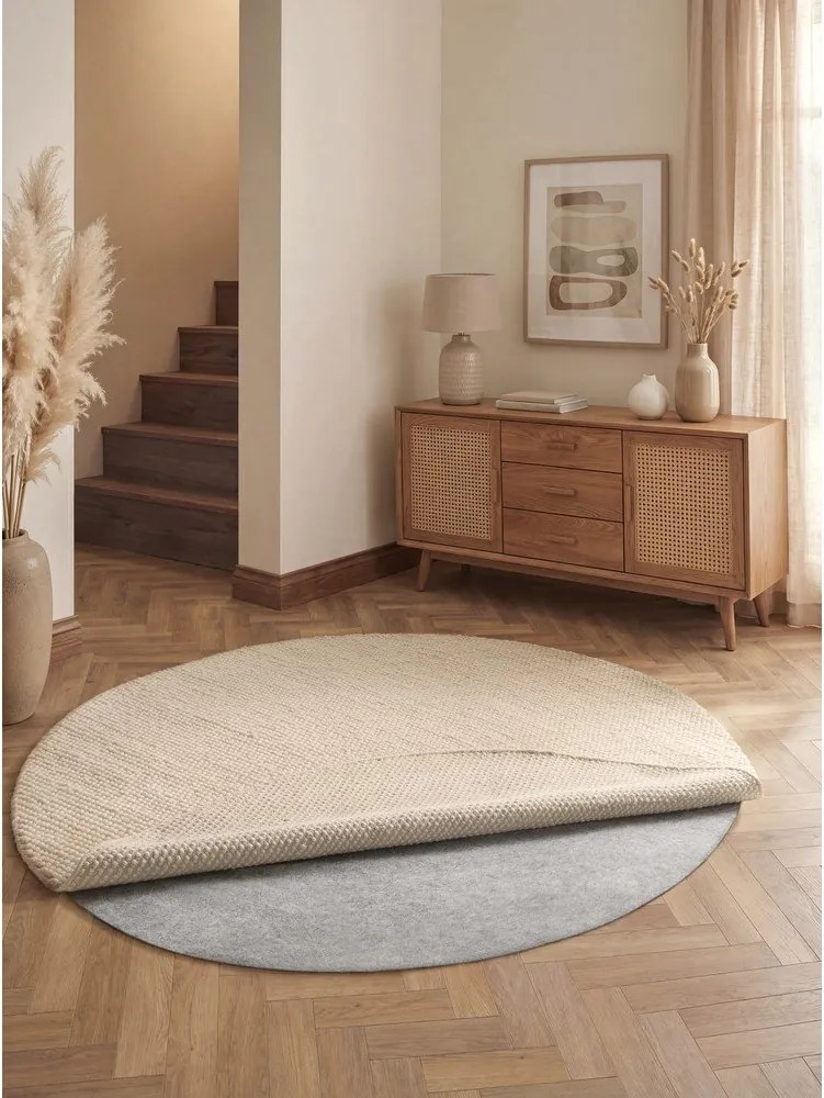 Protiskluzová podložka pod koberec ø 150 cm Solid – Vikosa