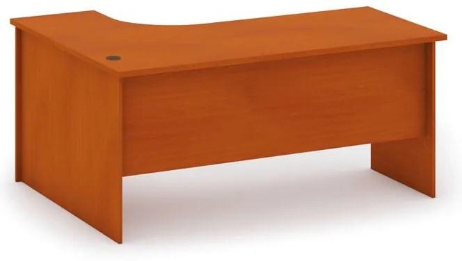 Rohový kancelářský psací stůl MIRELLI, 140x120 cm, pravý, třešeň