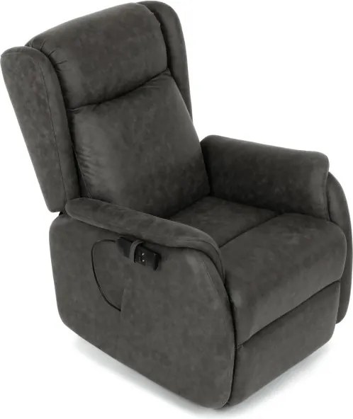 Polohovací křeslo černé, elektrické TV-L8902 BK3