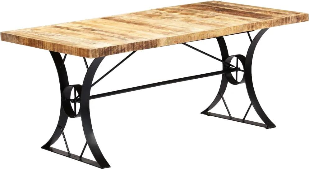 Jídelní stůl - masivní mangovníkové dřevo | 180x90x76 cm