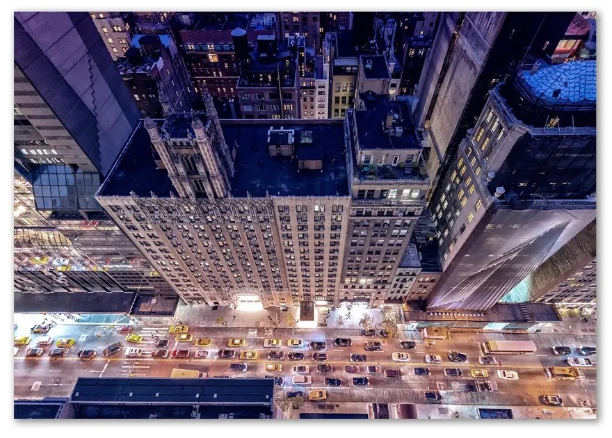 Wallmuralia Foto obraz akrylové sklo New York noc 100x70
