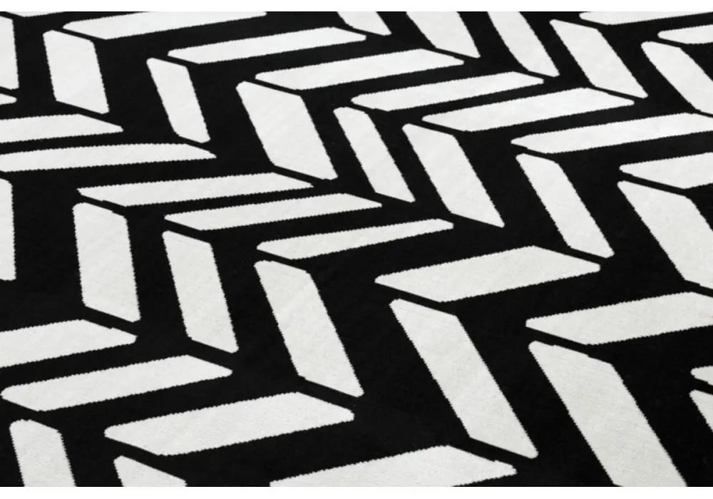 Kusový koberec Gerardo černo krémový 180x270cm