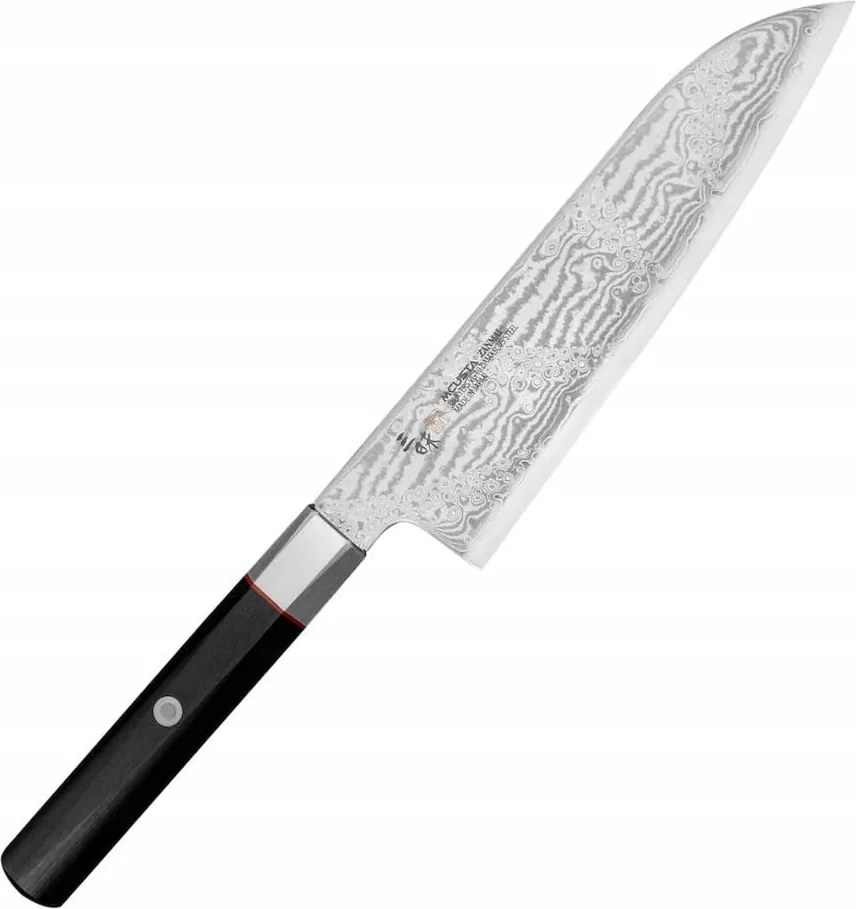 Mcusta Zanmai VG-10 Splash Japonský kuchyňský Nůž Santoku pro Zeleniny 18 cm