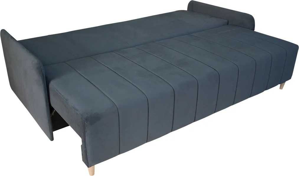 Eka Pohovka SATIRA, 207 cm Barva látky: Smaragdově zelená (Monolith 37)