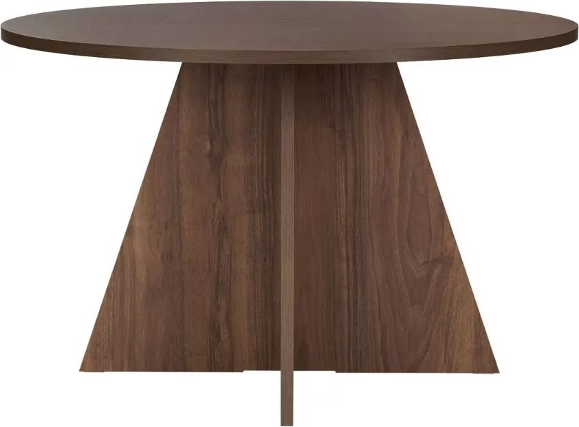 Designový jídelní stůl Kahedin 120 cm vzor ořech