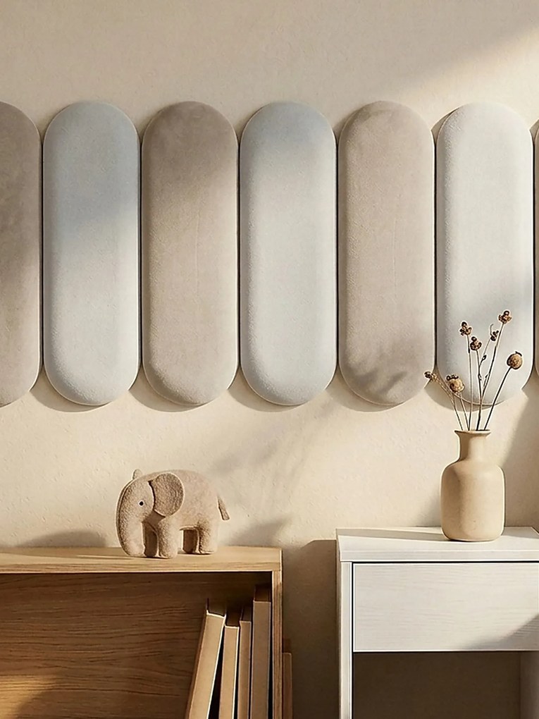 Sinsay - Čalouněné stěnové panely 2 pack - modrá