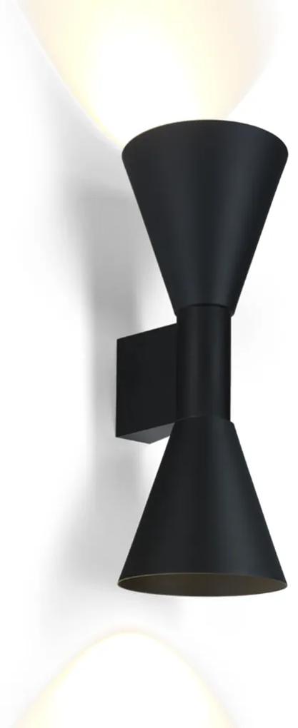 Nástěnné designové svítidlo Odrey Wall 2.4 Barva: Černá