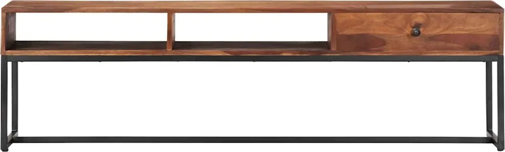 TV stolek 160 x 30 x 45 cm masivní akáciové dřevo 247466
