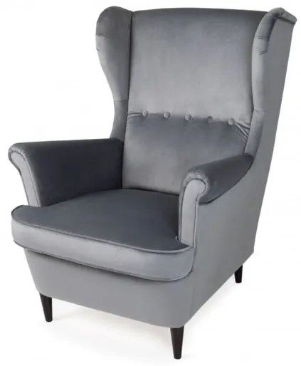 Sconto Křeslo ROYAL šedá