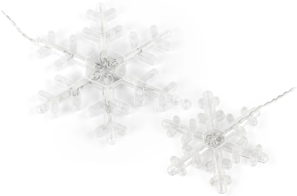 Bestent Světelný řetěz 156LED 5m teplý bílý Snowflakes