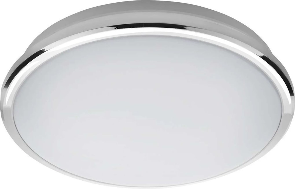 Sapho Silver - Stropní LED svítidlo, průměr 29 cm, 10 W, chrom AU480