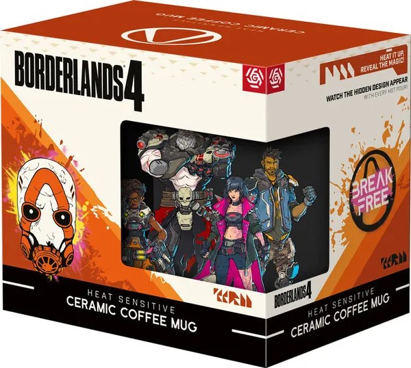 Hrnek Good Loot Borderlands 4 Vault Keeper 315 ml (měnící se motiv)
