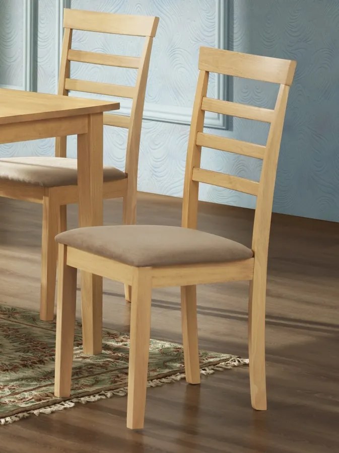 VerDesign VILLIAM II jídelní židle, buk/hnědá