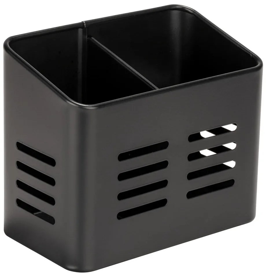 Černý stojan na příbory Wenko Black Outdoor Kitchen Baco