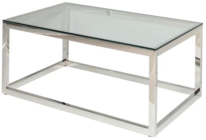 ARTELORE Konferenční stolek DOVER sklo 120 x 70 x 50